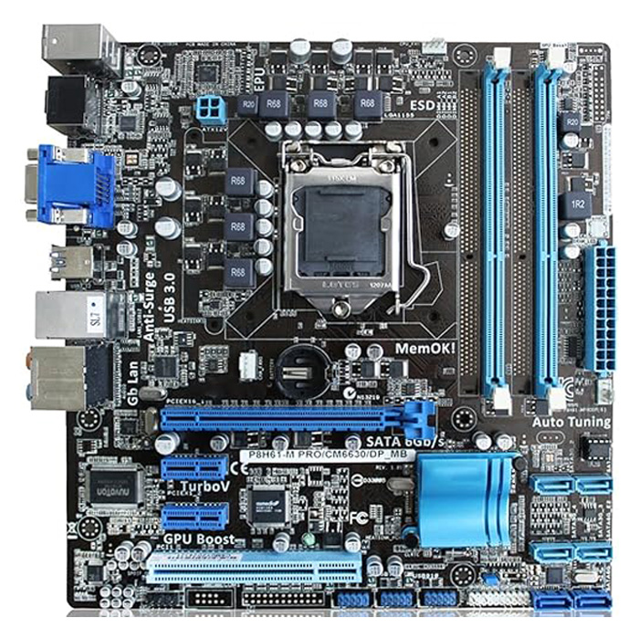 قیمت ، مشخصات و خرید مادربرد ایسوس مدل ASUS P8H61 M-PRO - پی سی مارکت